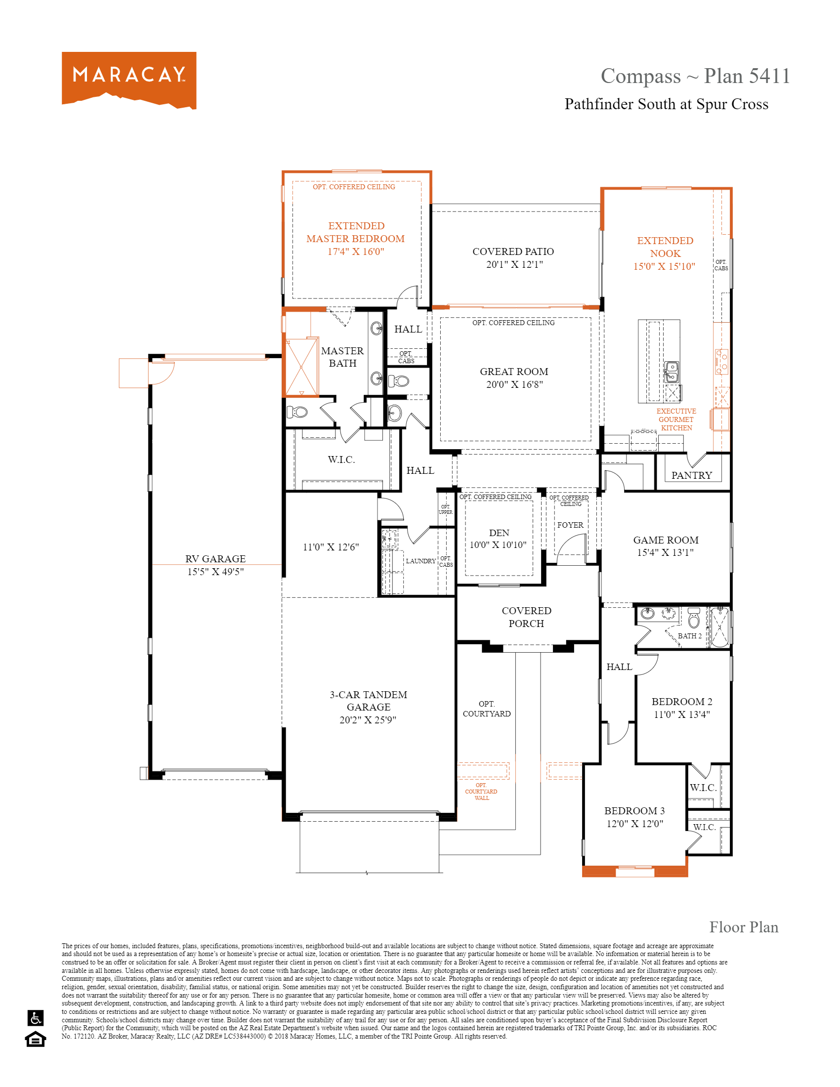 Compass ~ Plan 5411 | Interactive Floorplan