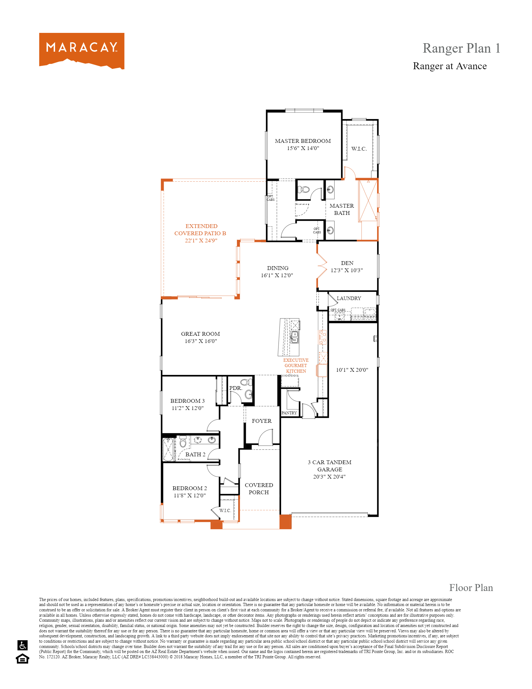 Ranger Plan 1 | Interactive Floorplan