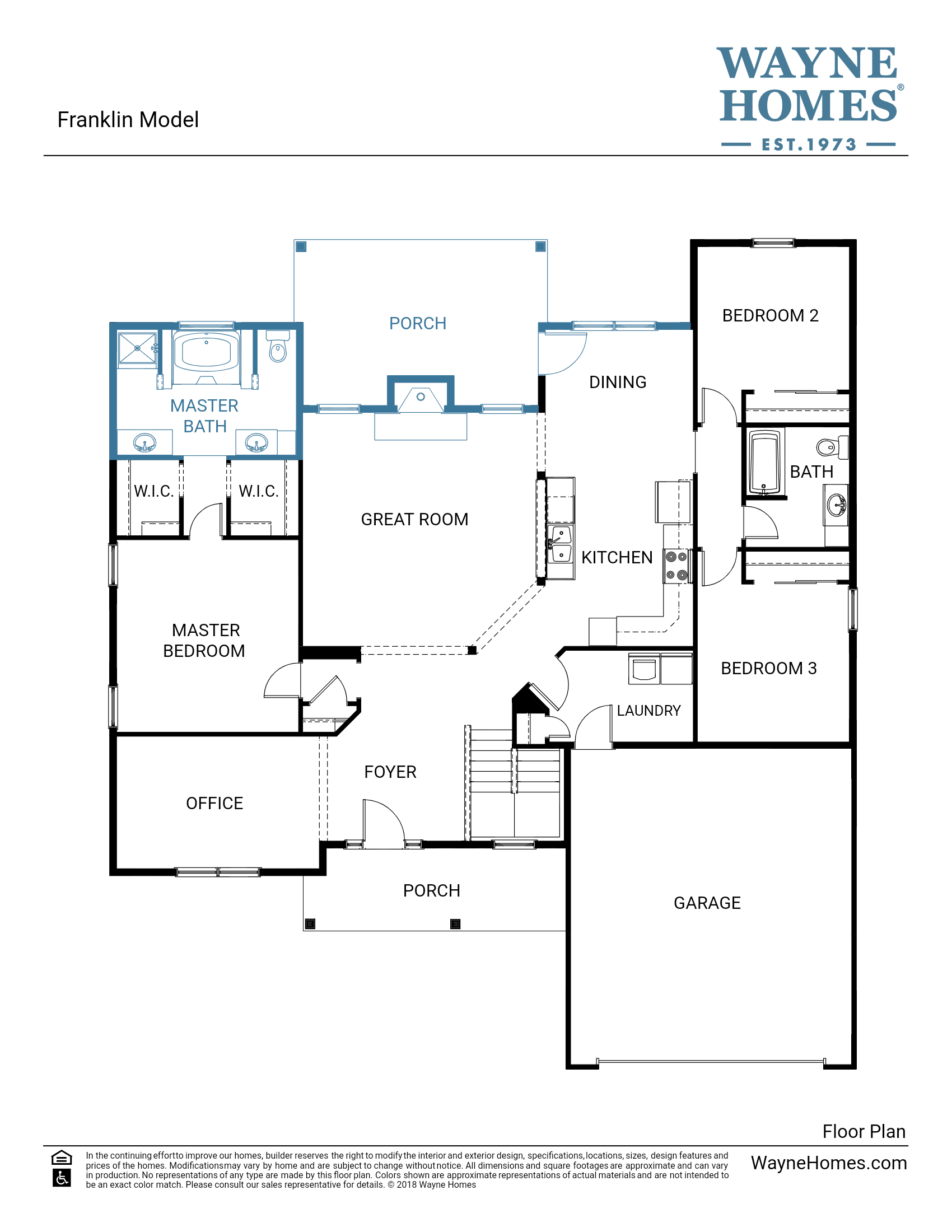 Franklin Model | Interactive Floorplan